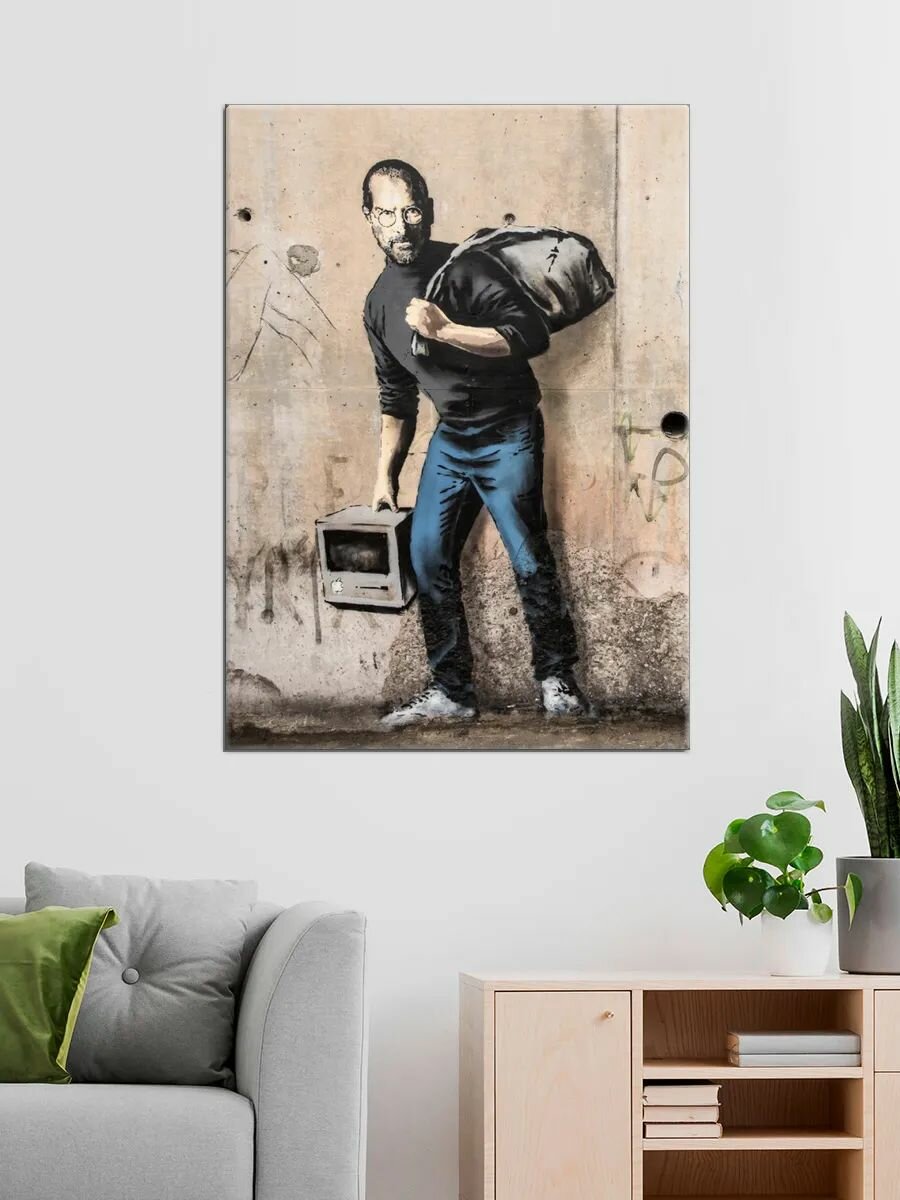 Картина на стену "Бэнкси", 50х70 см