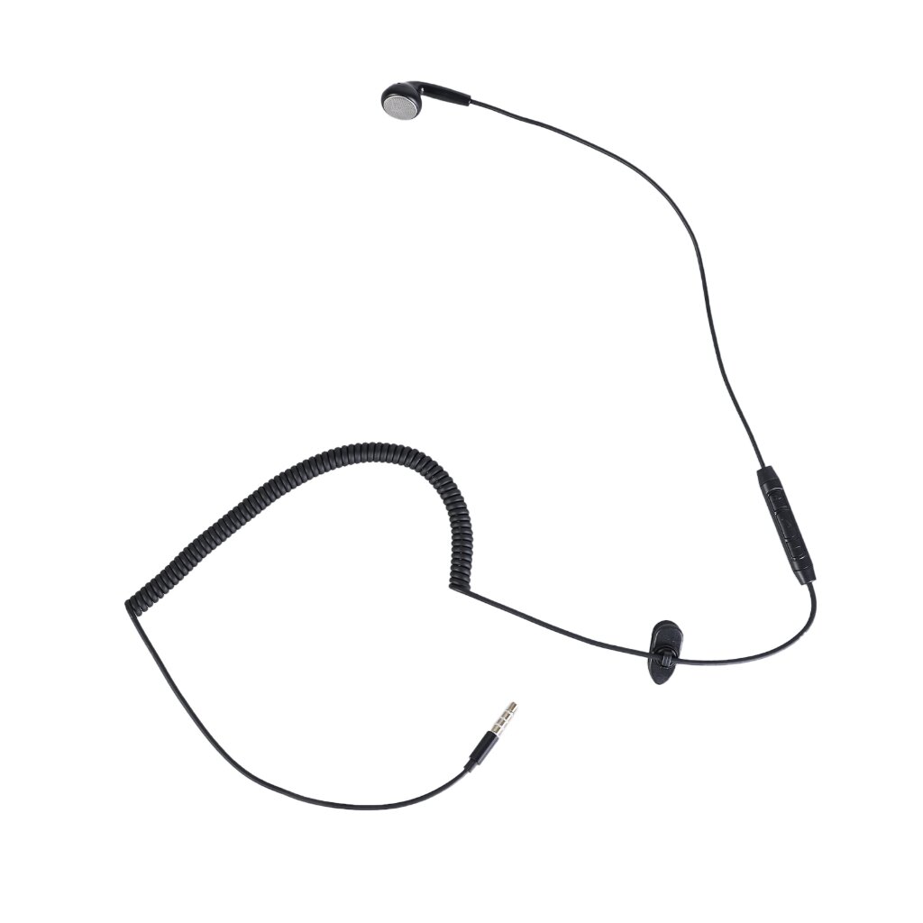 Одно ушко с усиленным шнуром и микрофоном для долговечности и многофункционального использования