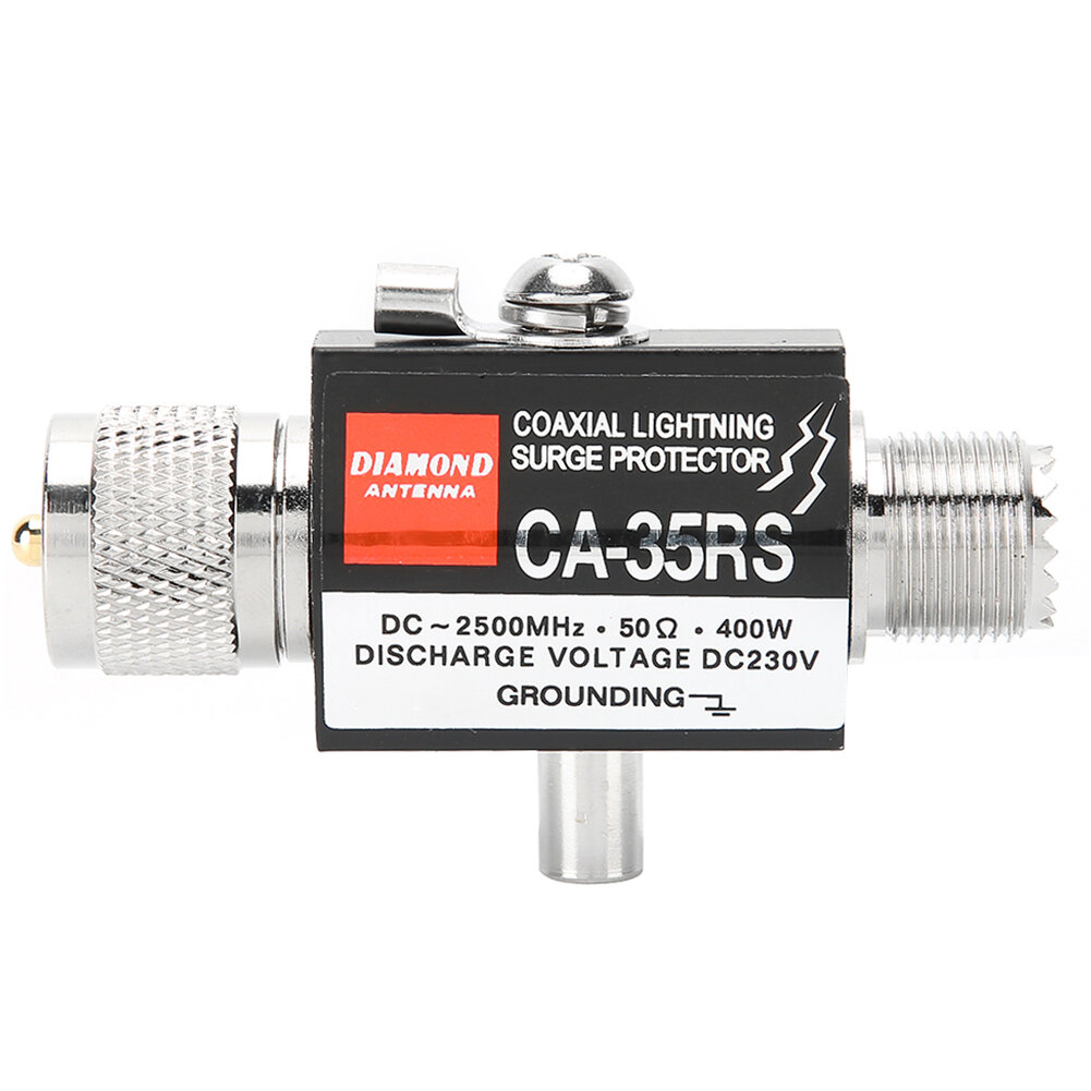 Surge Protector Arrester CA 35RS Walkie Talkie Antenna Coaxial Cable PL259 SO239