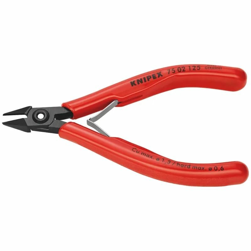 Бокорезы для электроники L-125 мм KNIPEX KN-7502125