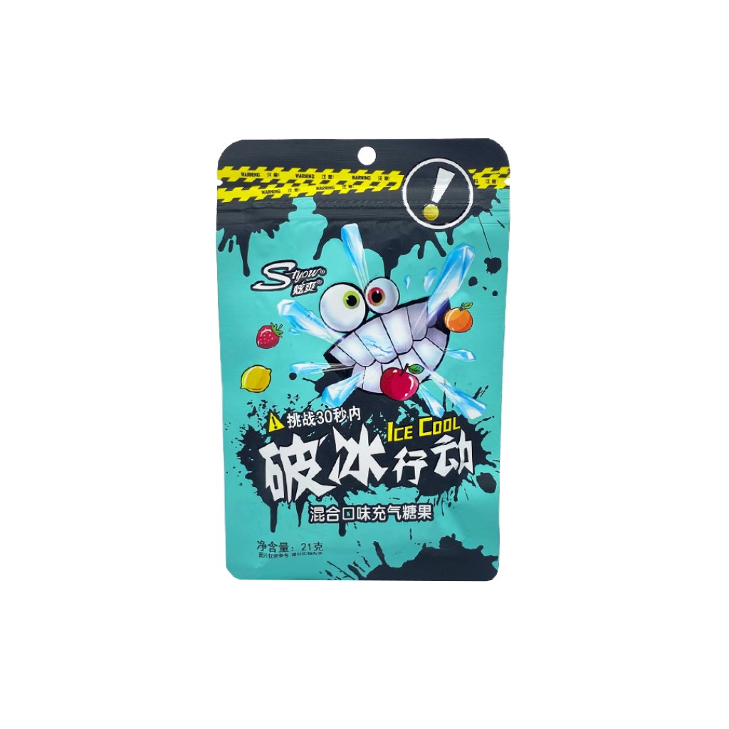 Конфеты освежающие мятные с фруктовым вкусом и сюрпризом 21 г, Китай