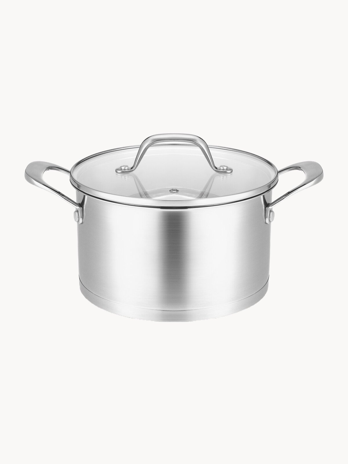 Кастрюля Pragma Toglo из нержавеющей стали 2,6 л крышка в комплекте, индукция