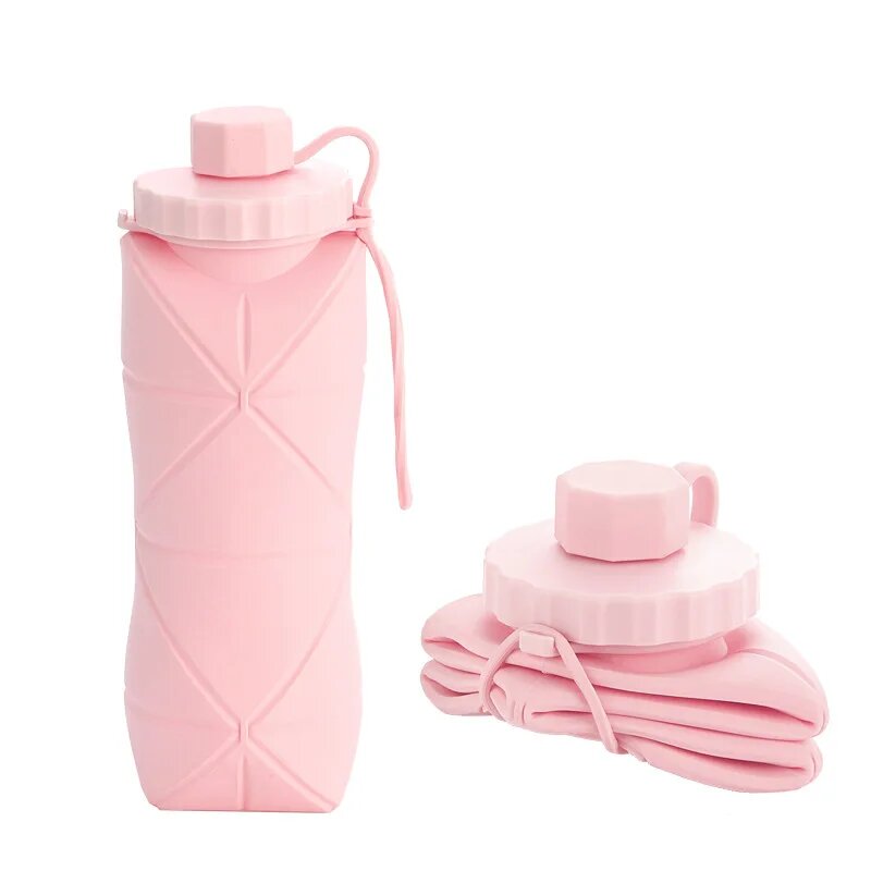 Складная бутылка для воды Розовый Pink