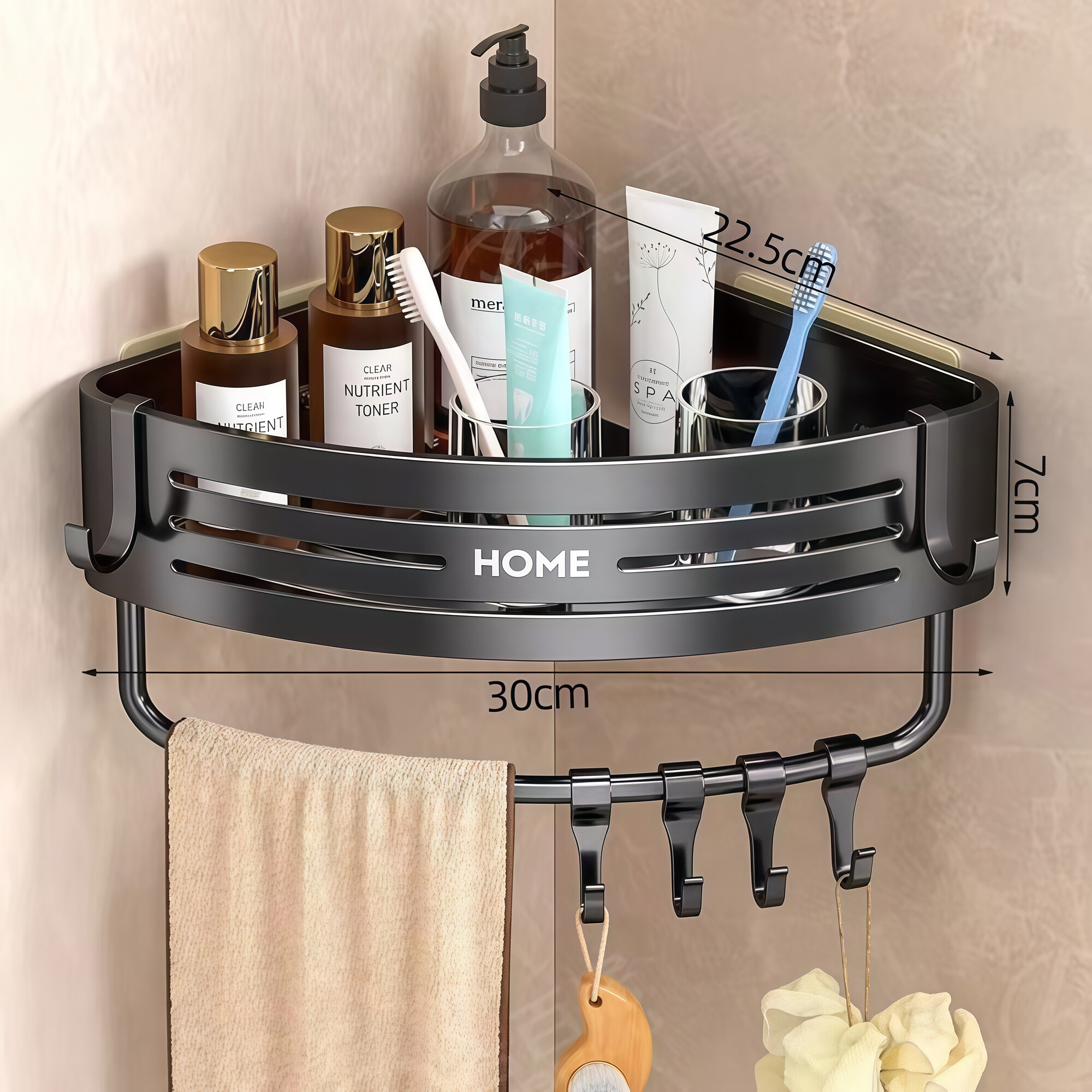 Треугольная стойка для туалета в ванной комнате, полка для унитаза, настенная полка без перфорации, настенный стеллаж