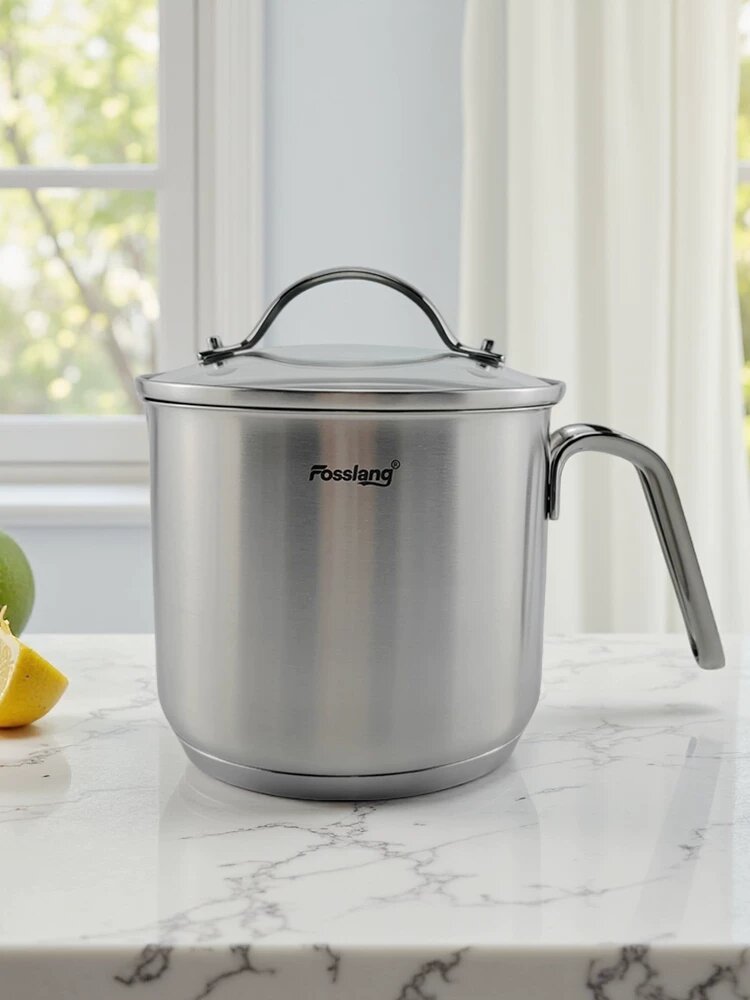 Fissler 14 см кастрюля из нержавеющей стали 18-10 с двойным дном для приготовления каши и чая