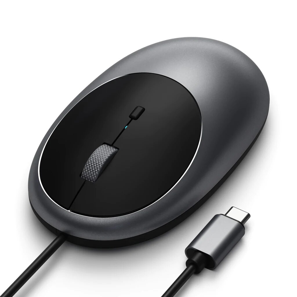 Мышь Satechi C1 USB-C Wired Mouse серый (ST-AWUCMM), 3200 dpi