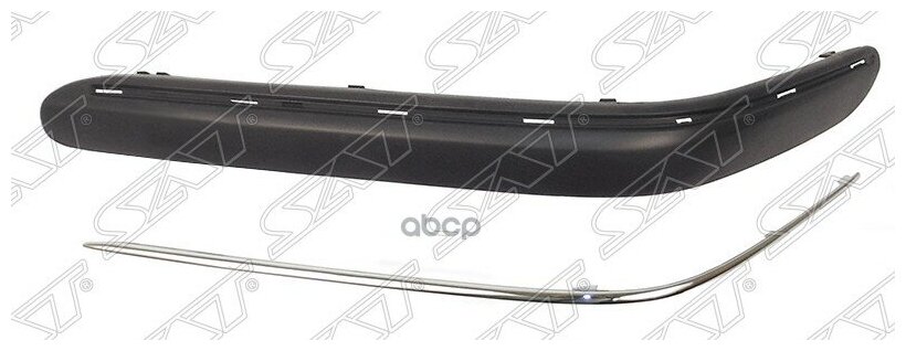 Молдинг бампера Mercedes-Benz C-Class 00-08 (Спереди/ Слева) Sat арт. ST-MD07-000M-2