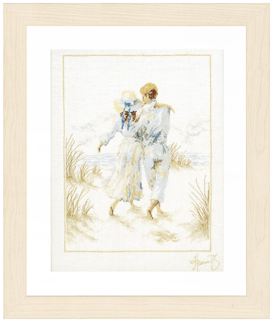 PN-0007948 Набор для вышивки крестом LanArte Romantic Couple "Романтичная пара"