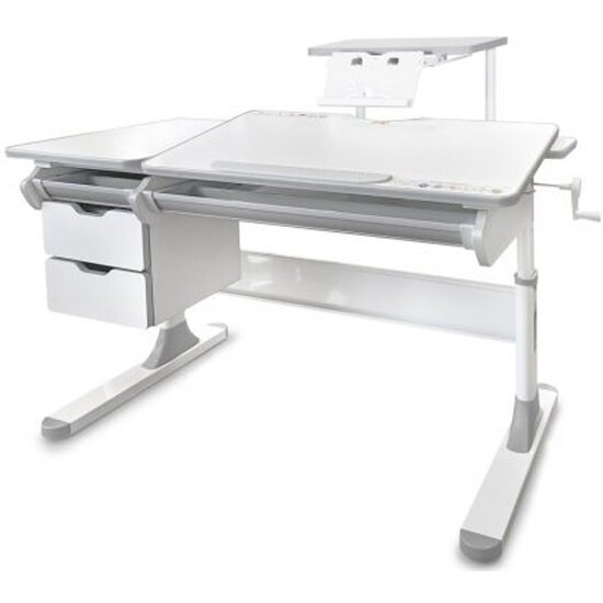 Парта Ergokids Mealux Hamilton Multicolor G + полка S-50 BD-680 WG/MC + S-50