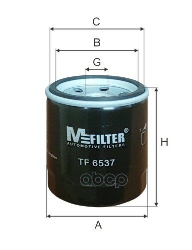 Фильтр масляный! Nissan, Renault, Ford, KIA, Mazda, Hyundai M-Filter арт. TF6537