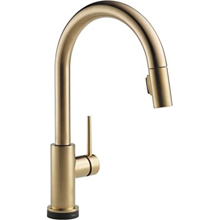 Смеситель для кухонной раковины DELTA 9159T-CZ-DST Trinsic Single Handle Pull Down Kitchen Faucet W/ Touch20 Tec