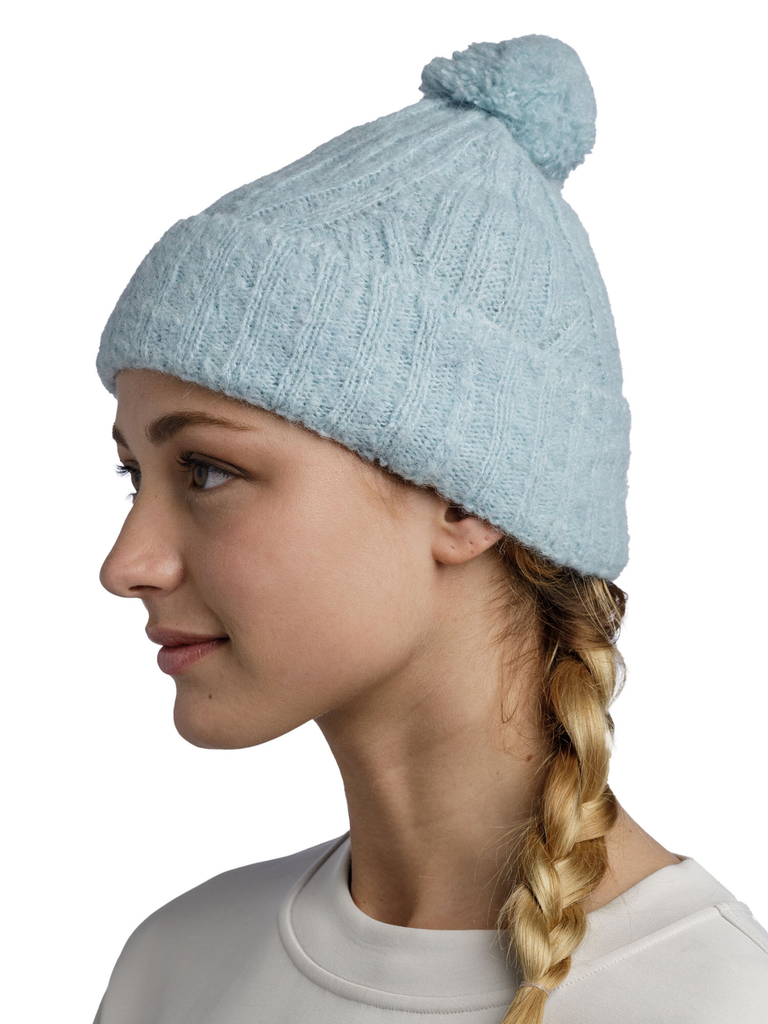 Шапка Buff Knitted nerla для взрослых и детей, голубой — фото 1