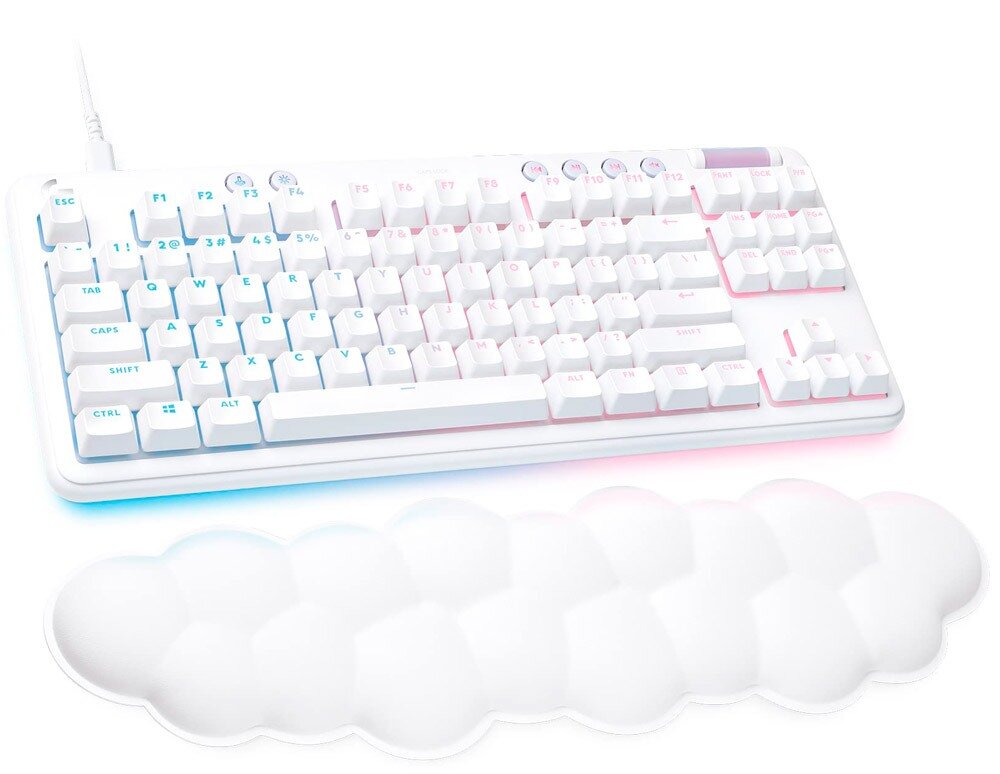 Logitech G713 Tactile, белый, проводная игровая клавиатура