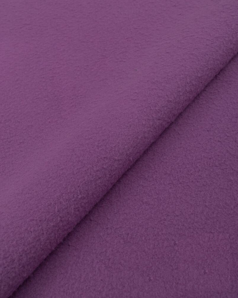 Ткань флис 180 гр, цвет сирень. Готовый отрез 1*1,5м