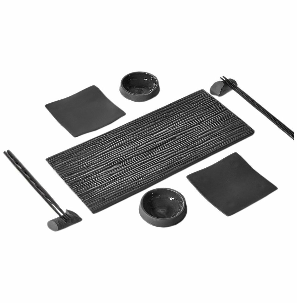 Набор для суши 7 предметов серый Cmielow Design Studio "SUSHI ZEN" / 163459