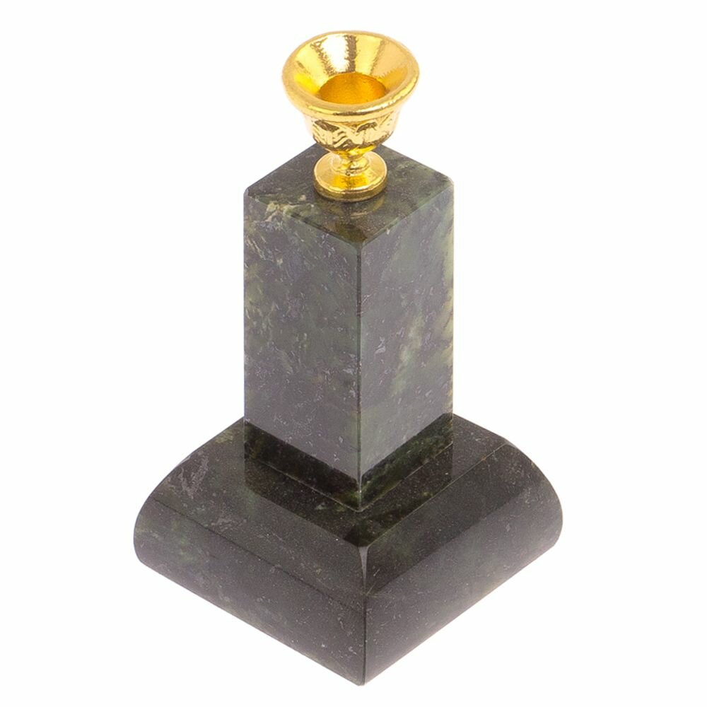 Подсвечник церковный "Столбик" нефрит 126203