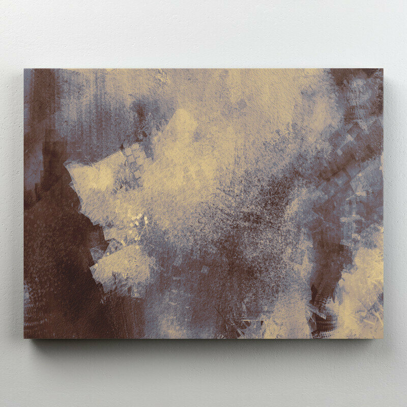 Интерьерная картина на холсте "Абстракция - фактура камня" размер 60x45 см