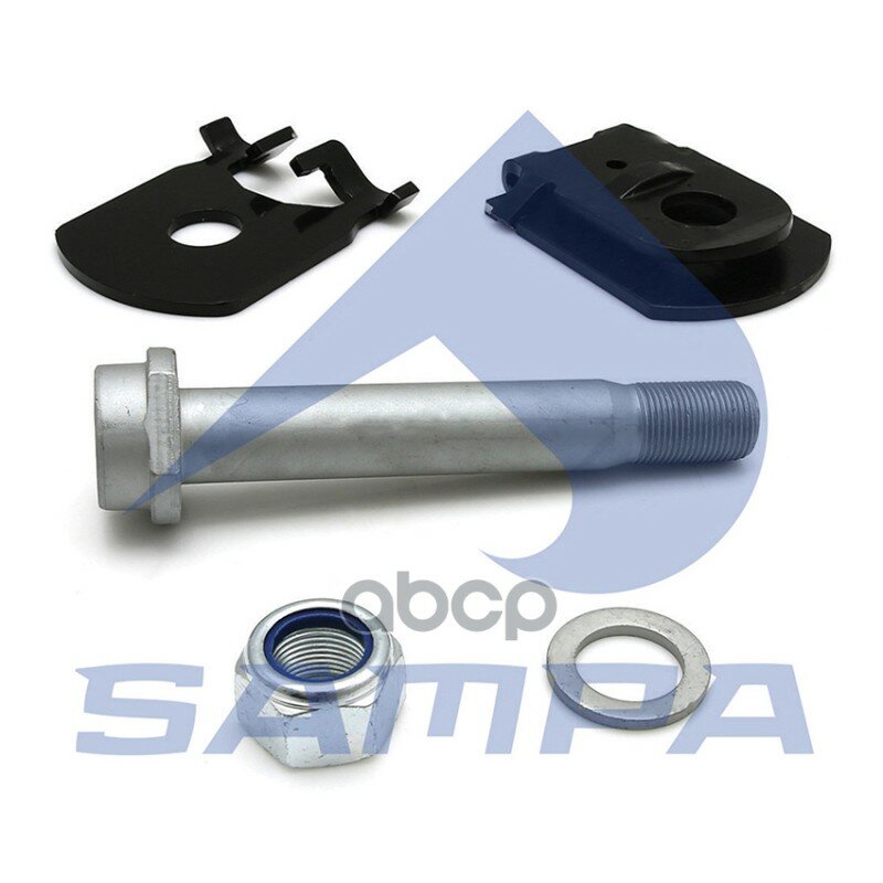 Р/к пальца рессоры ! болт, гайка, шайба, 2пластины SCHMITZ SAMPA арт. 094730