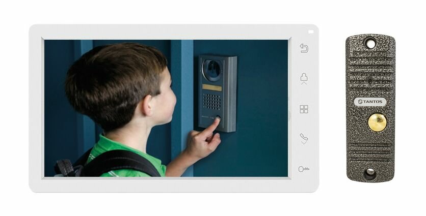 Tantos Amelie HD SE (белая) и Walle HD (комплект многофункционального домофона HD 7")