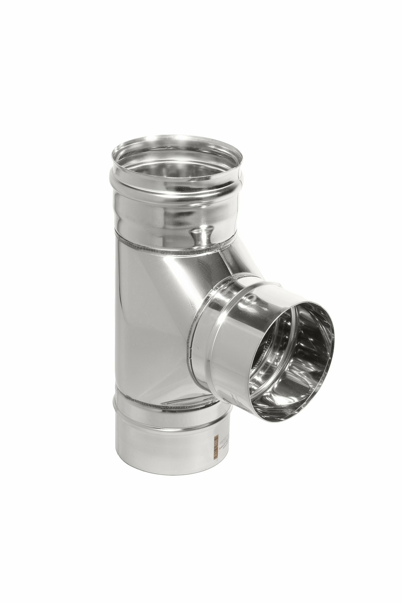 Тройник 87 d 80 толщина 0,5 нержавеющая сталь (430)