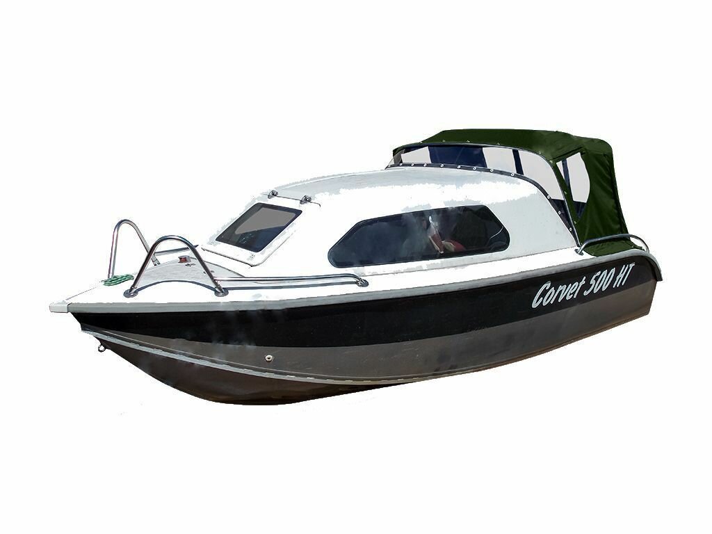Корвет 500 HT. Стекло в рамке, тент, дуги, крепления. Комплект