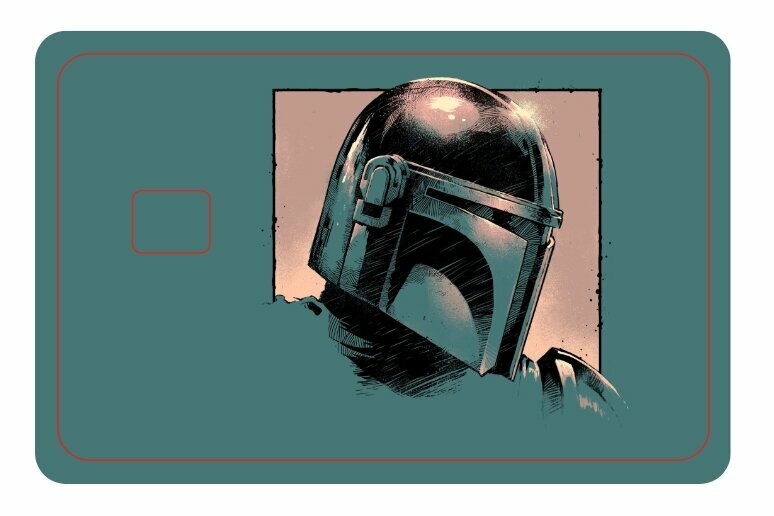 Наклейка на банковскую карту, стикер на карту, мемы, приколы, комиксы, стильная наклейка, фильмы, Звездные войны