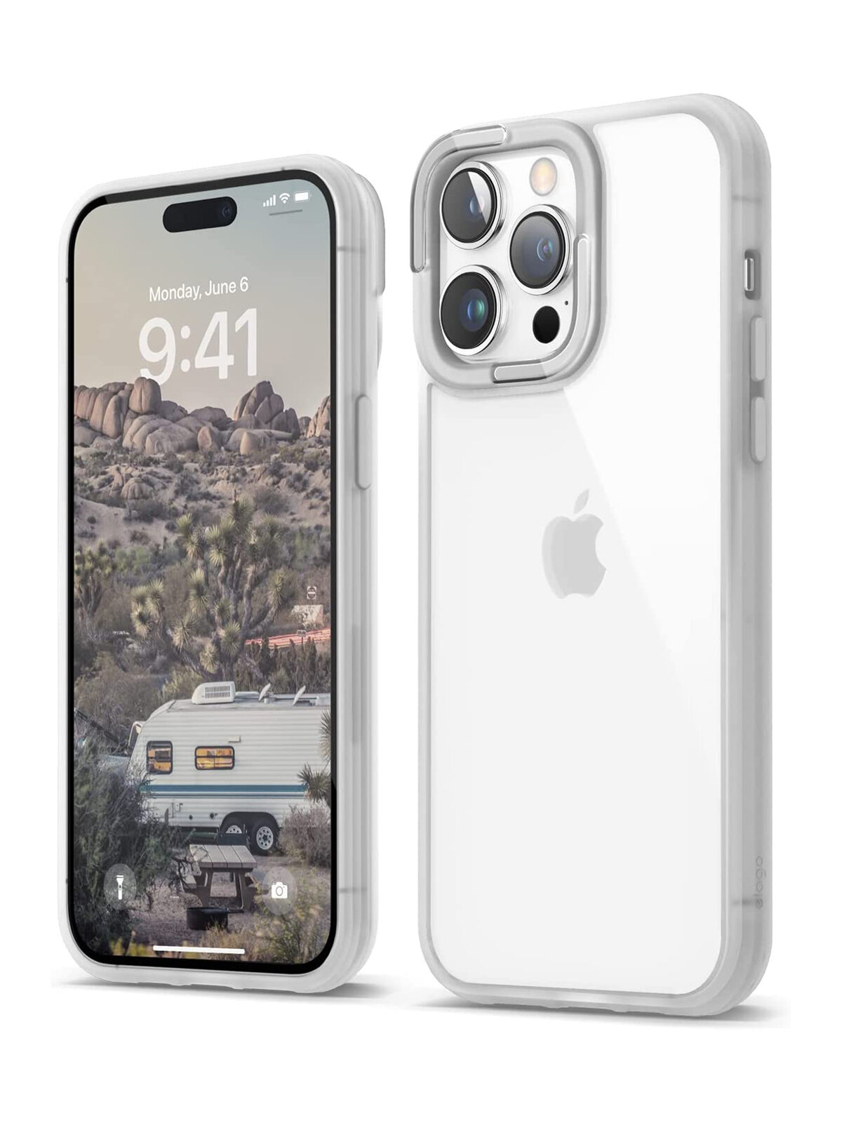 Elago для iPhone 14 Pro чехол DUAL (pc/tpu) White