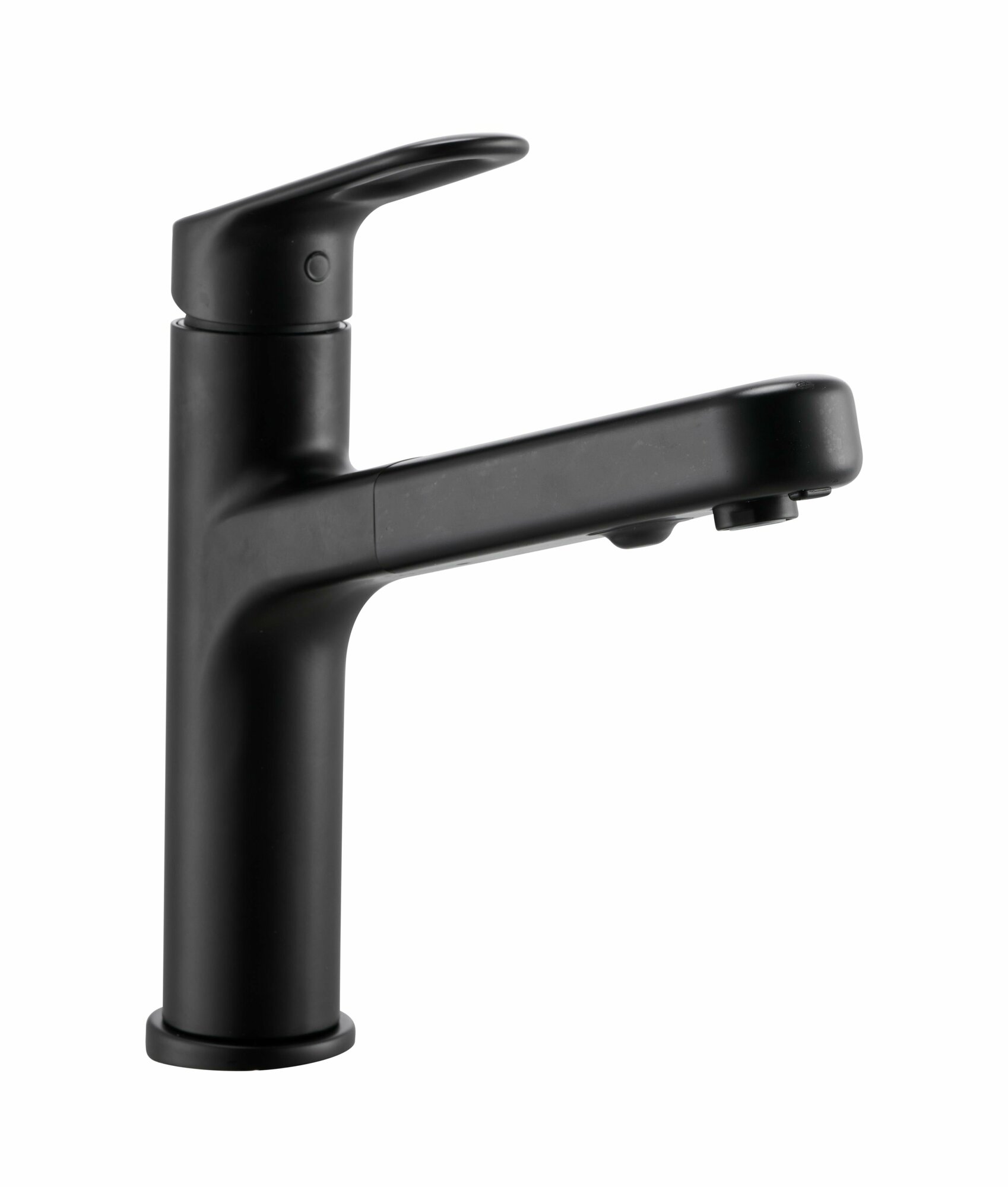 Смеситель кухонный Delinia Icone высота 15.5 см цвет черный матовый