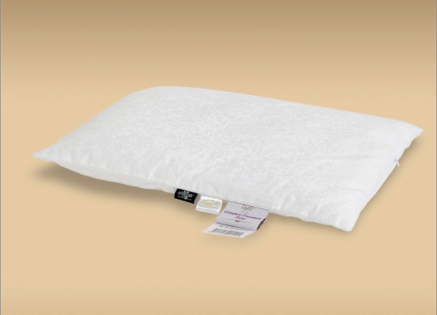 Шелковая подушка OnSilk Comfort Premium S 50х70, средняя мягкость с низким уровнем поддержки, наполнитель шелкопряд