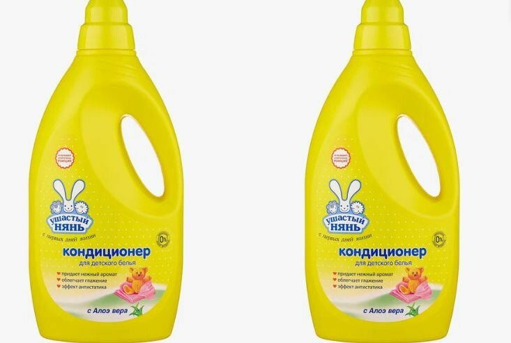 Ушастый Нянь Кондиционер детский с алоэ вера 2 л, 2 шт/