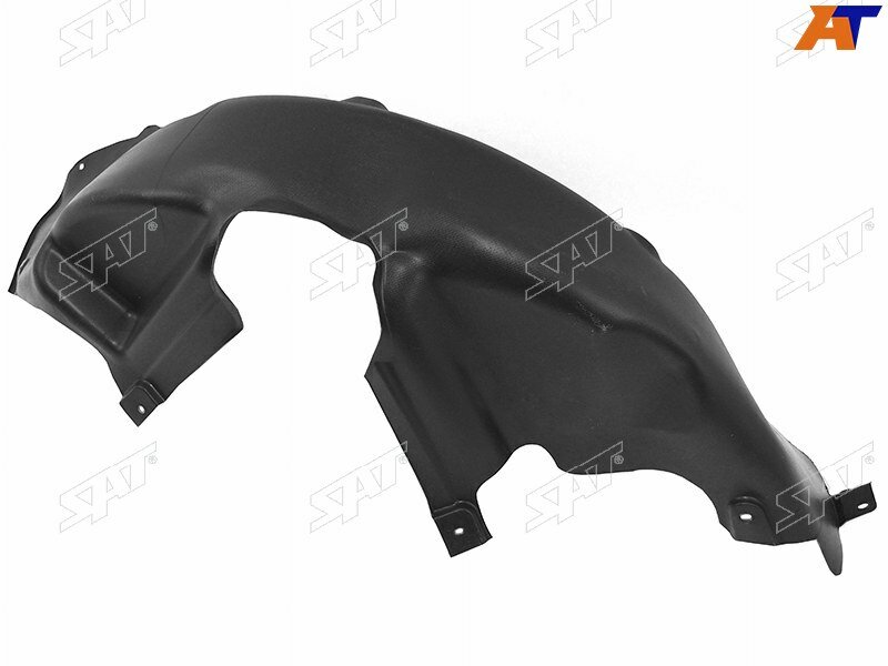 Подкрылок SAT, для Volkswagen Polo, Skoda Rapid, полимерный материал, черный