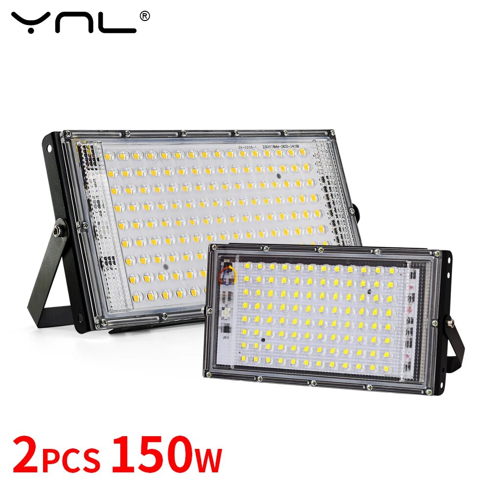 Светодиодный прожектор LED Floodlight 50W/100W/150W Warm White (2700-3500K), 1pcs, 100W