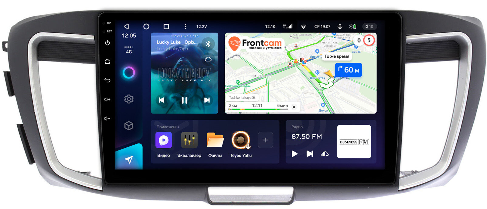 Штатная магнитола Honda Accord 9 2012-2019 Teyes CC3 4/32 10" RM-10-1156 Android 10 (4G-SIM, DSP, QLed)