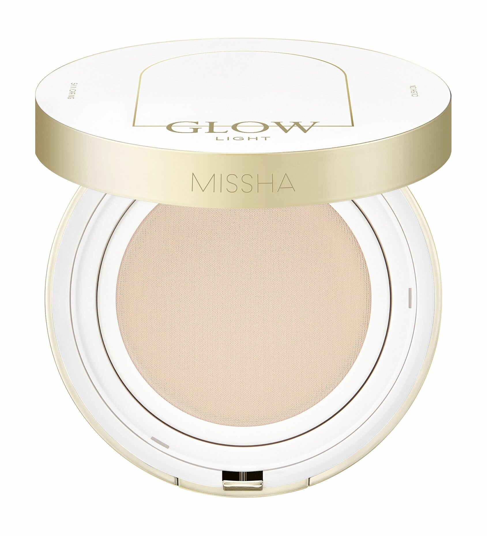 MISSHA Glow Cushion Light Тональный кушон для лица с коллагеном, 13 г, 21P Fair