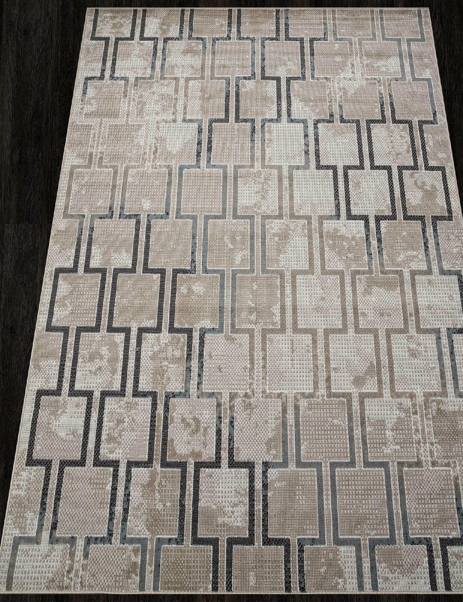 Ковер на пол в гостиную в спальню 180х250 см современный ворс 7 мм 324379 KoverVDom