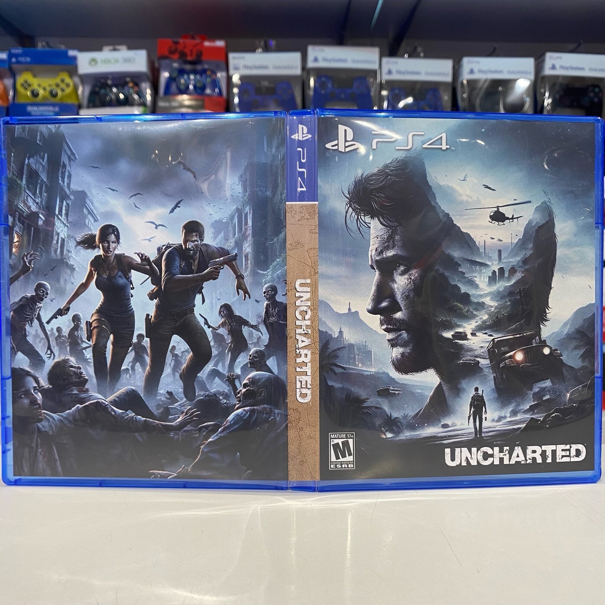 Эксклюзивная обложка PS4 для Uncharted №2