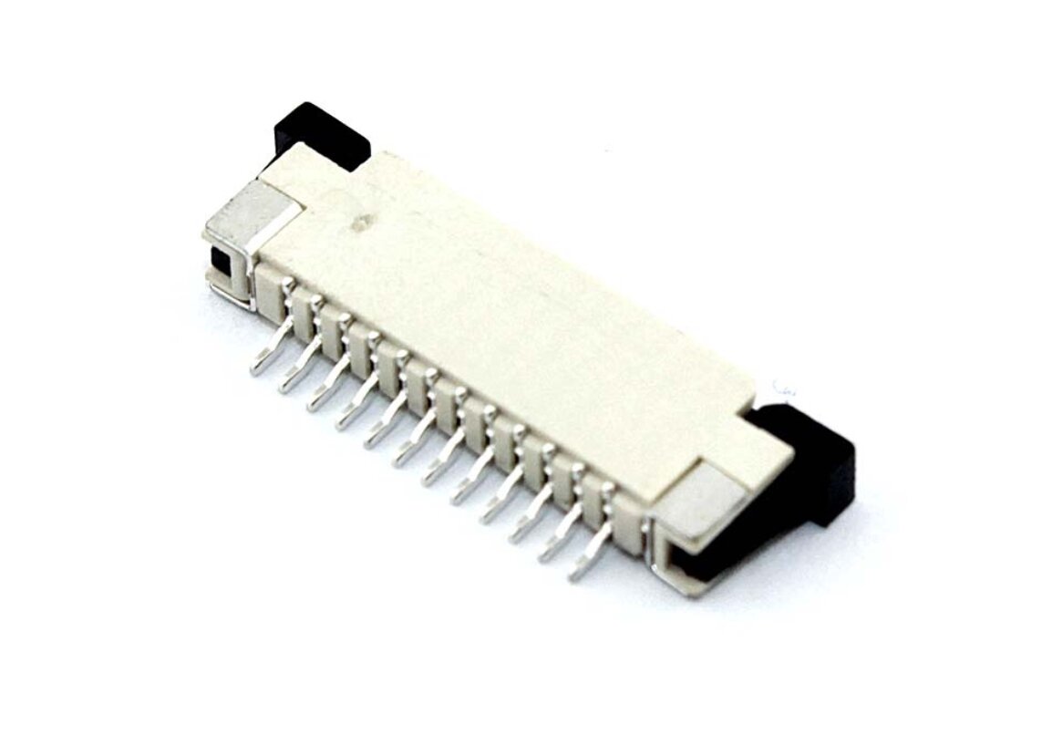 Разъем FPC Half Coverage Top Contact 1.0K-BS-12PWB 12 pin высота 2мм шаг 1мм