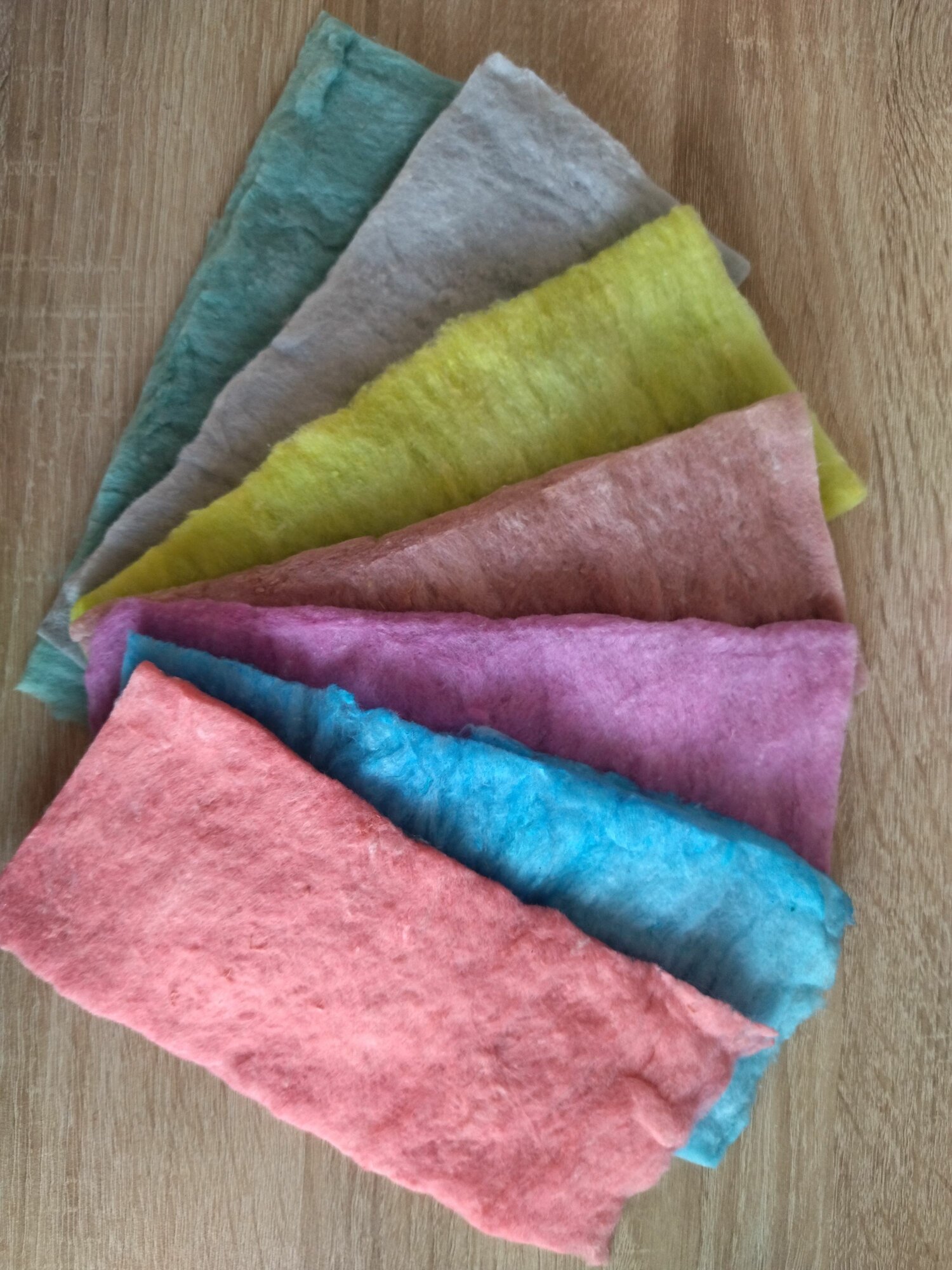 Набор, 7 цветов, 100% хлопок, размер 20 см * 9 см, для изготовления ватных игрушек, кукол, цветная, крашенная