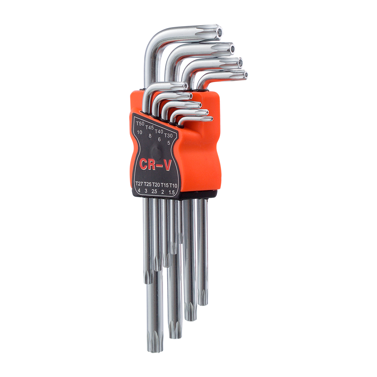 Набор ключей TORX с отверстием, 9 предметов, T10; T15; T20; T25; T27; T30; T40; T45; T50 PM4461