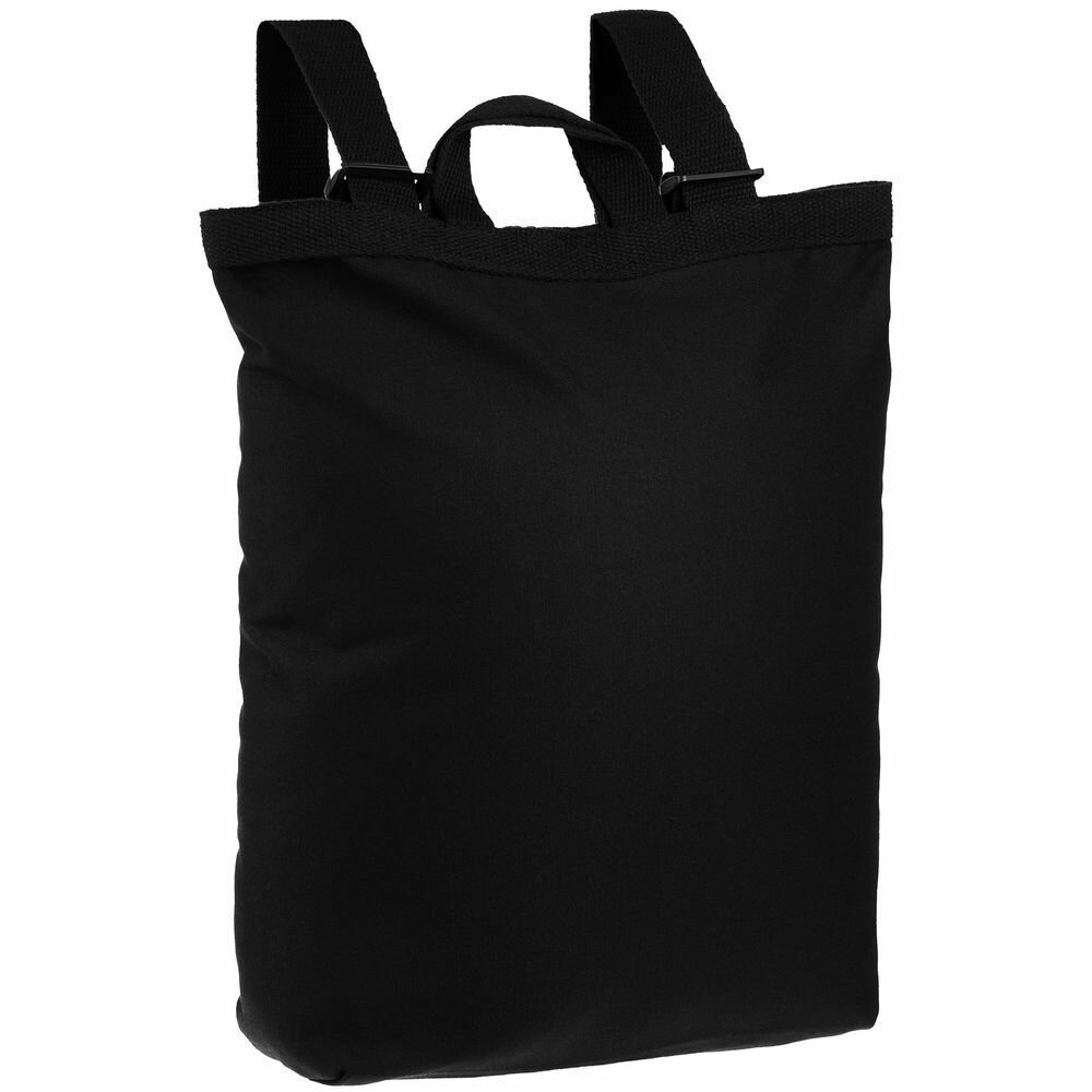 Рюкзак холщовый Discovery Bag, черный, 27x39x9 см