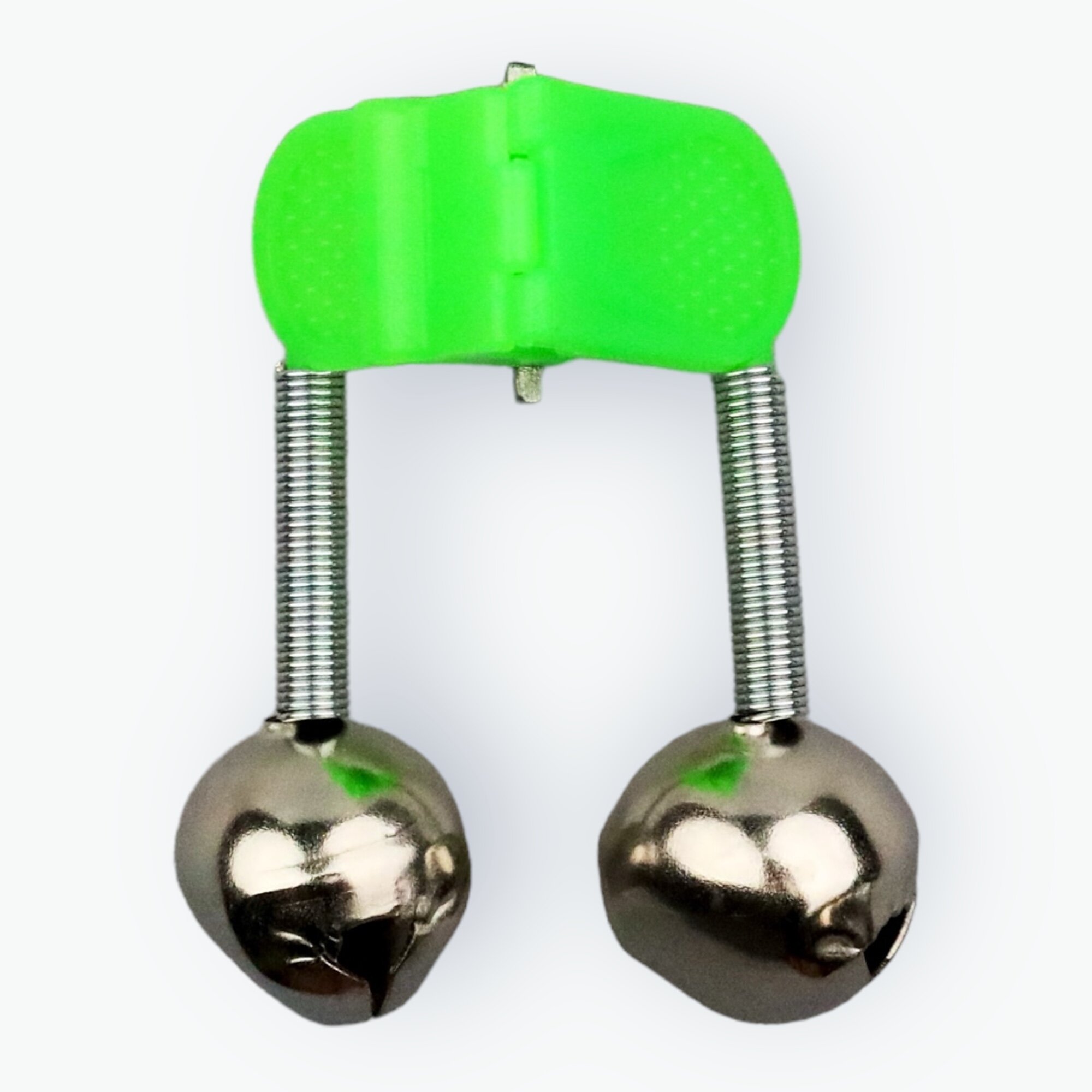 Бубенчик двойной с пластиковым креплением - Сигнализатор поклевки - В наборе 5 шт