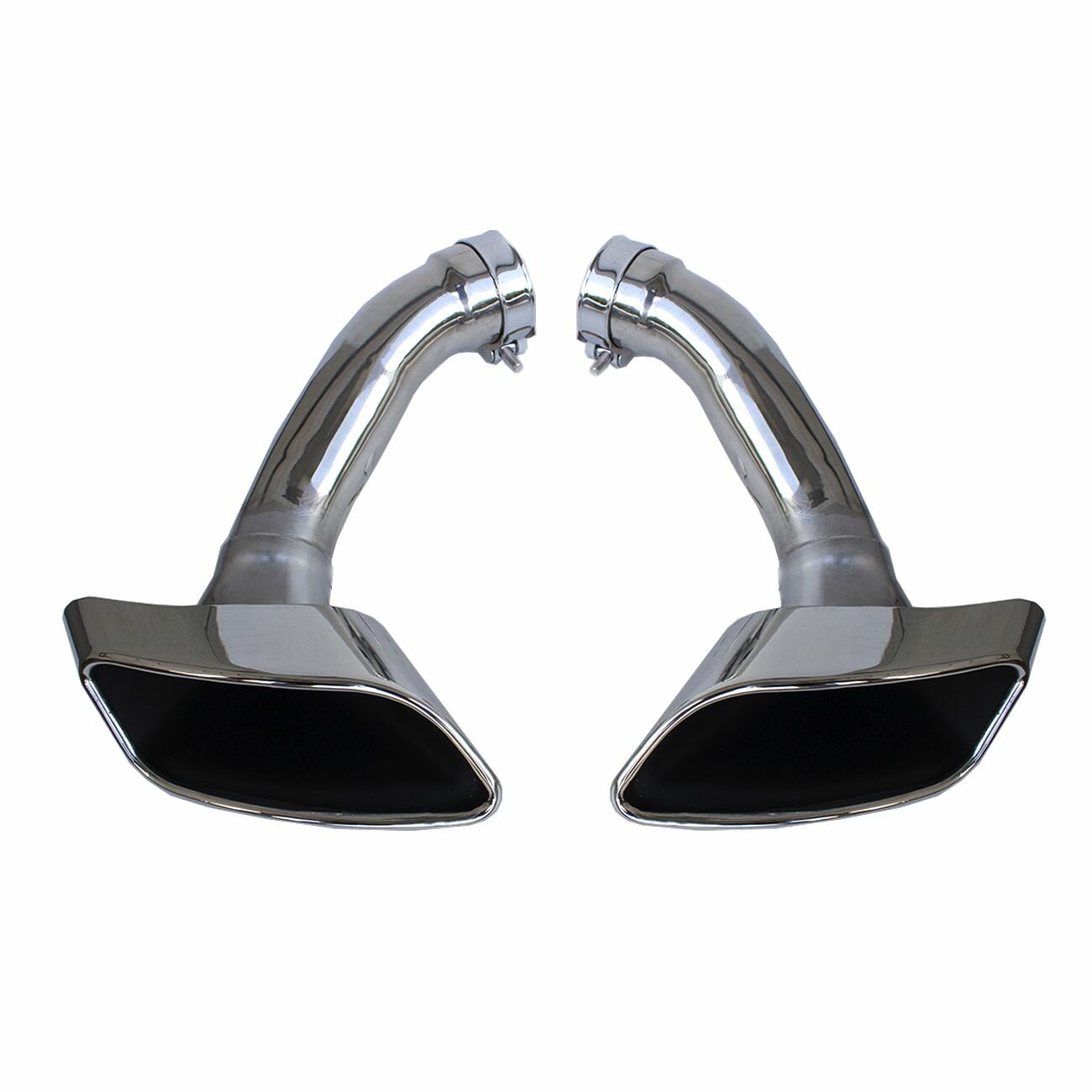 Насадки на глушитель для BMW X6 E71 2007-2014 хром