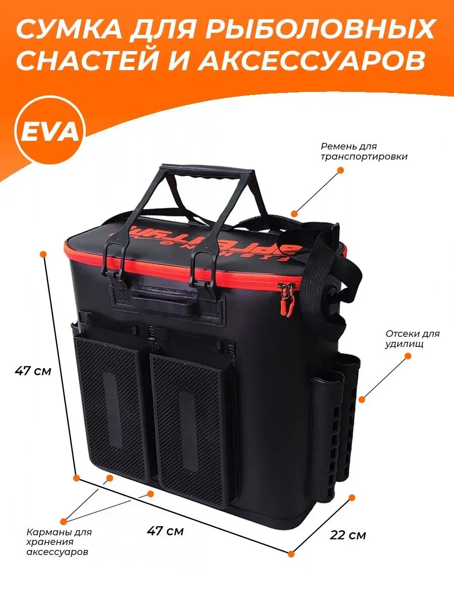 Ящик сумка рыболовная для рыбака спиннингиста