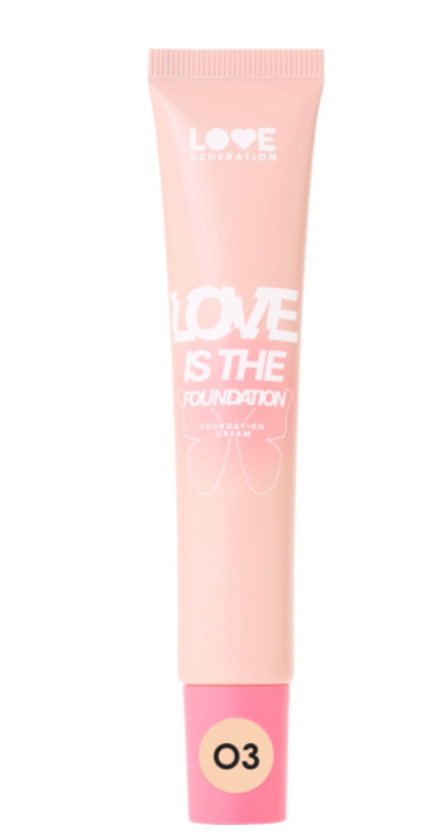 Тональный крем Love Generation Love is the Foundation, тон 03 холодный бежевый, 30 мл