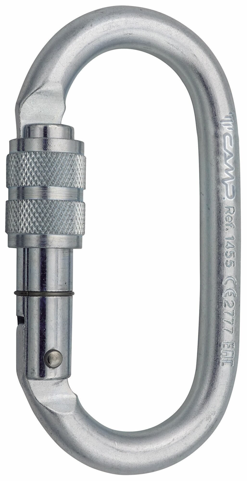 Карабин стальной CAMP OVAL PRO-LOCK