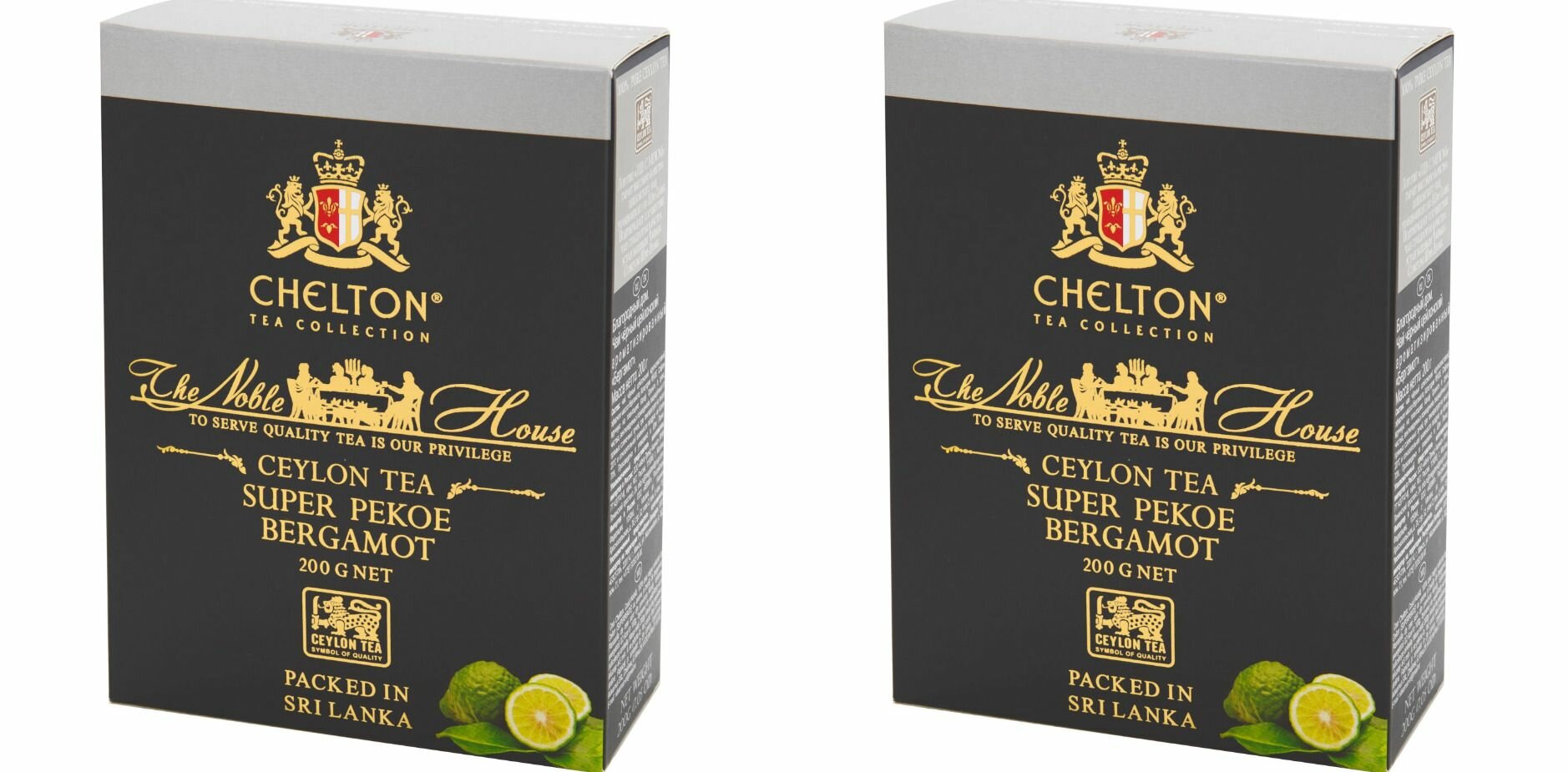 CHELTON чай черный Благородный Дом с бергамотом, 200 г, 2 шт
