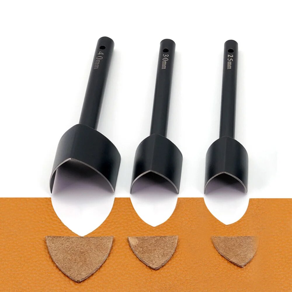 Наборы инструментов для пробивки кожи leathercraft tools V Shape 20mm