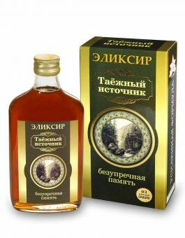 Эликсир Таежный источник безупречная память На Фруктозе 250 мл.