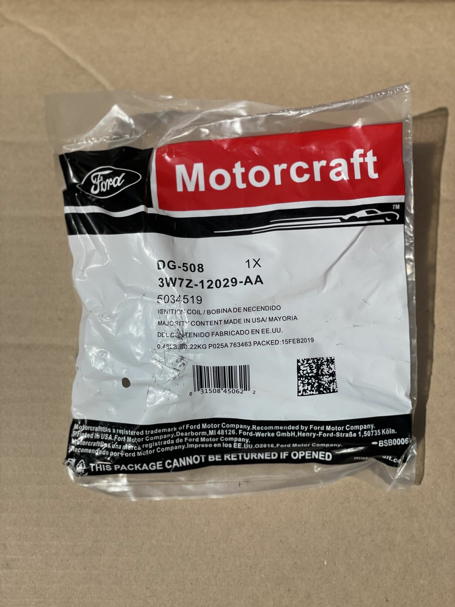 Катушка зажигания Ford F150 2008-2014 3W7Z12029AA