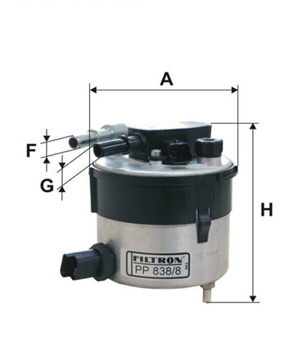 Фильтр топливный FILTRON PP838/8